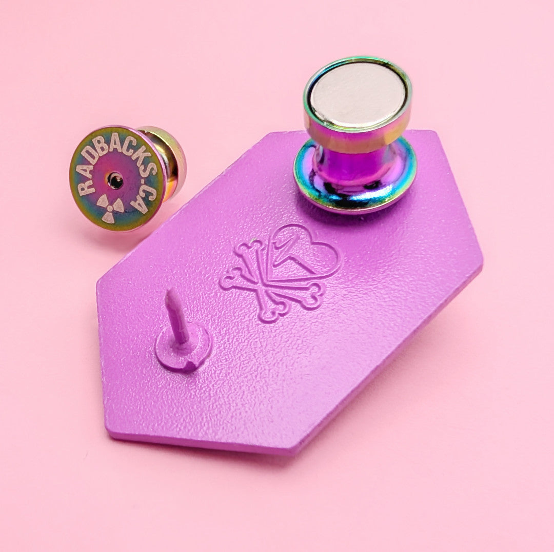 Rad Backs - Magnetic Locking Back – deadcutepins