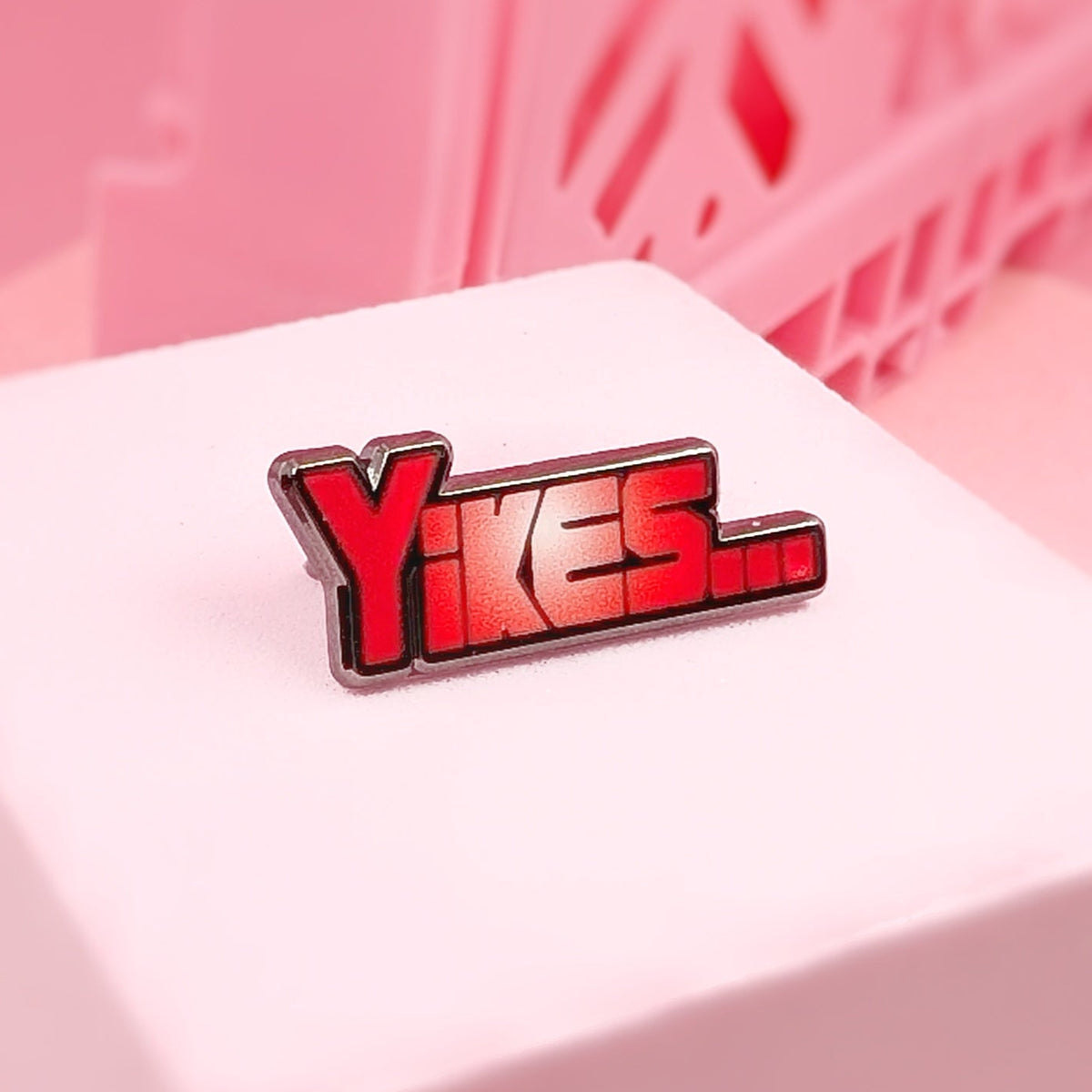 Yikes!! - enamel pin – deadcutepins