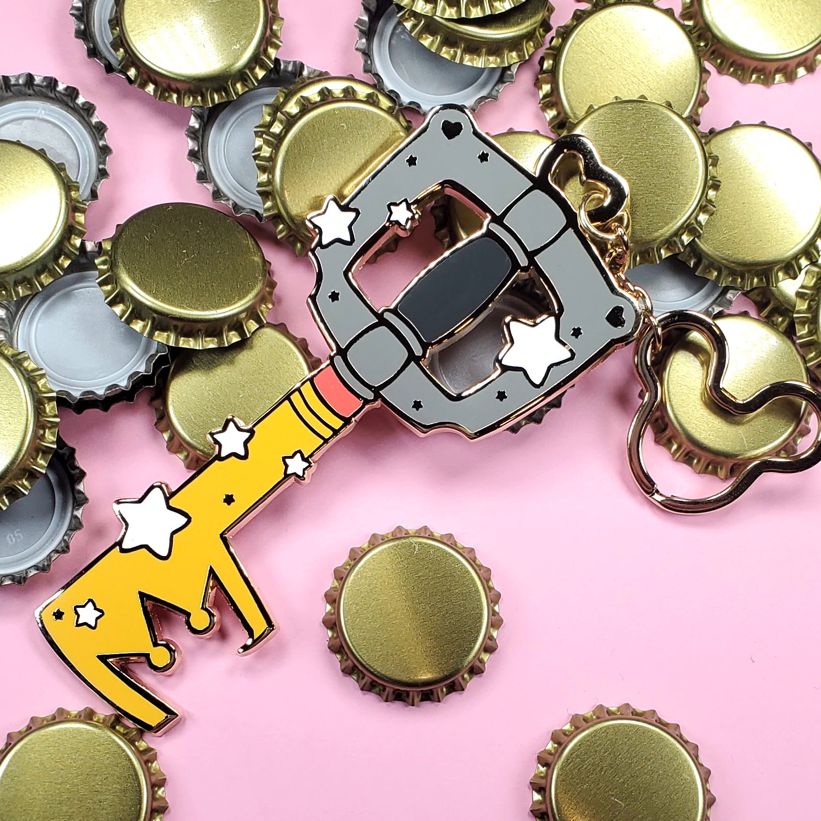 Golden Keyblade Bottle Opener – deadcutepins